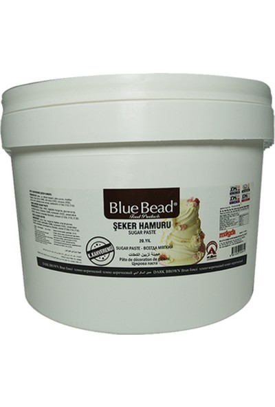 Blue Bead 6 kg Koyu Kahverengi Şeker Hamuru Blue Bead 6 kg Koyu Kahverengi Şeker Hamuru