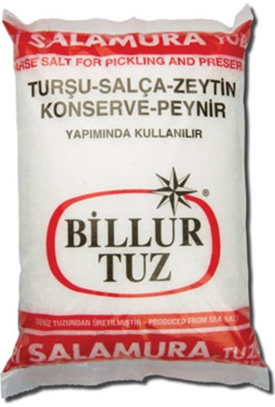 Billur Tuz Salamura Tuzu 3 kg
