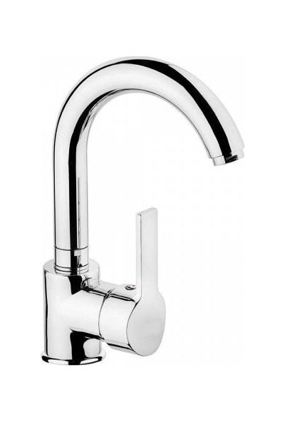 Sardıcı Lavabo Bataryası 360 Derece Dönen Başlık Sıcak Soğuk Çift Su Girişli Banyo Bataryası