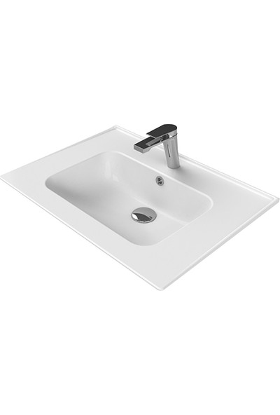 Turkuaz Cerastyle Blue Etajerli Lavabo 60 cm 042000U