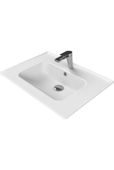 Turkuaz Cerastyle Blue Etajerli Lavabo 65 cm 042100U