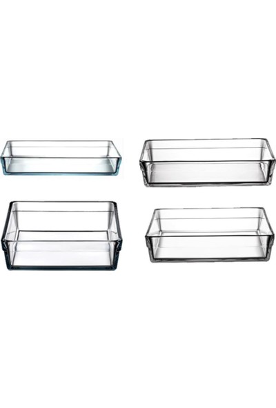 Paşabahçe Premium Borcam Seti - 4 Lü Borcam Takımı Özel Seri Paşabahçe Premium Borcam Seti - 4 Lü Borcam Takımı Özel Seri