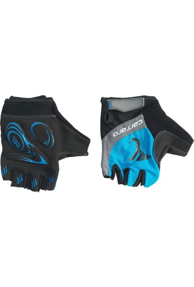 Carraro Kısa Parmak Eldiven V7 Mavi