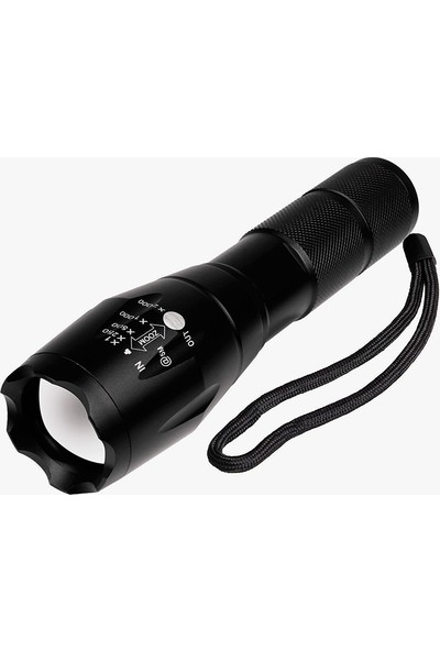 Electrozone Tac Light 40X Zoomlu Uzun Menzilli Premium Kalite Ultra Parlak Komando Polis Sağlam Metal El Feneri Electrozone Tac Light 40X Zoomlu Uzun Menzilli Premium Kalite Ultra Parlak Komando Polis Sağlam Metal El Feneri