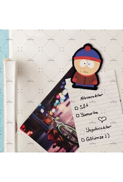 Hipder South Park Stan Baskılı Ahşap Magnet Hipder South Park Stan Baskılı Ahşap Magnet