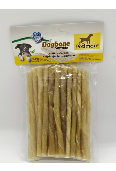 Petimore Puppy (Küçük Irk ve Yavru Köpekler Için ) Naturel Ince Çubuk Eco 40 Lı Paket Petimore Puppy (Küçük Irk ve Yavru Köpekler Için ) Naturel Ince Çubuk Eco 40 Lı Paket