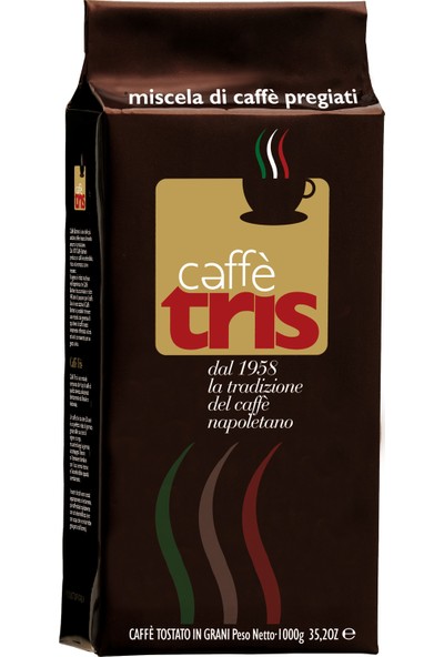 Caffe Tris Barbera Tris Çekirdek Kahve 1 kg Caffe Tris Barbera Tris Çekirdek Kahve 1 kg