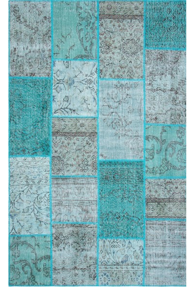 Eko Halı Vintage & Patcwork Halılar Kırkyama 114 Cool Blue El Dokuma Halı Eko Halı Vintage & Patcwork Halılar Kırkyama 114 Cool Blue El Dokuma Halı