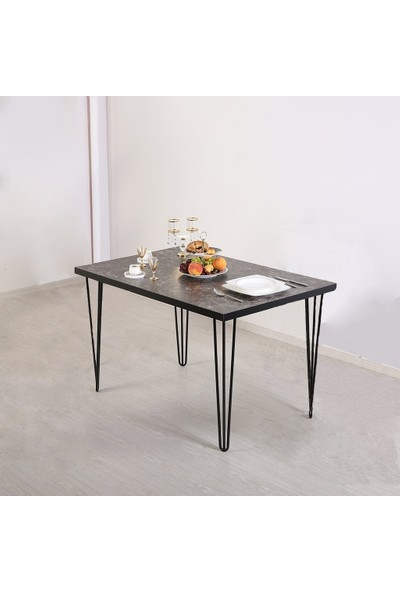 Coşar Group Tek Mutfak Masa Mermer Desen 120X70 cm Masa