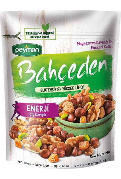 Peyman Bahçeden Enerji Çiğ Karışık 140 gr Peyman Bahçeden Enerji Çiğ Karışık 140 gr