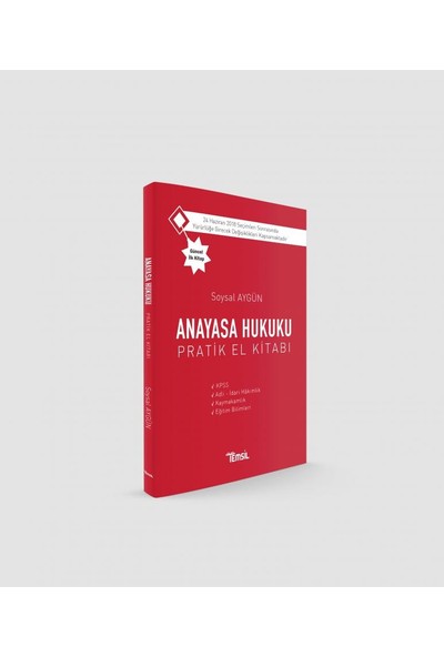 Anayasa Hukuku Pratik El Kitabı - Soysal Aygün Anayasa Hukuku Pratik El Kitabı - Soysal Aygün