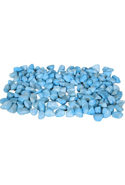 minikbahçem Minikbahcem Açık Mavi Çakıl Taşı 500 gr