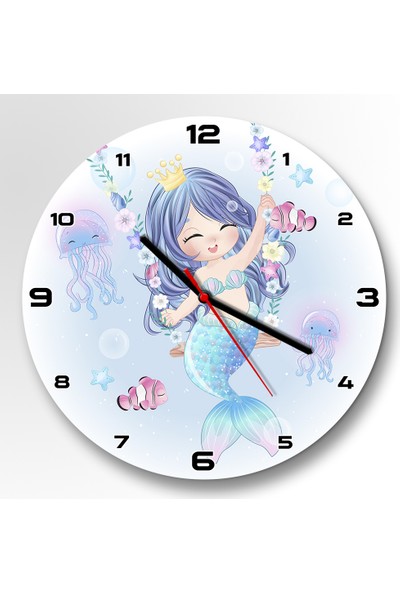 Tprint Deniz Kızı Duvar Saat