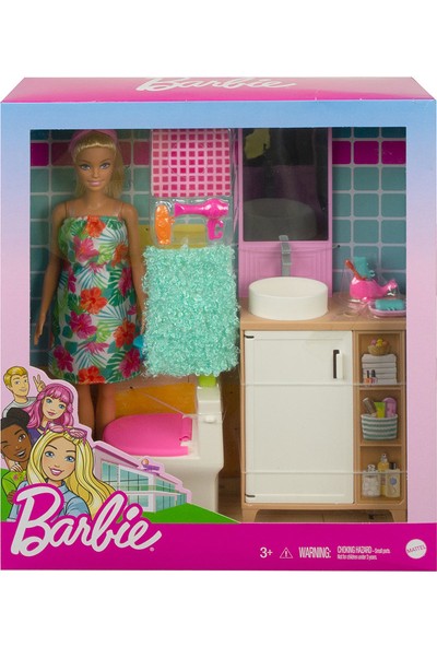Barbie Bebek ve Oda Oyun Setleri GTD87-GRG87