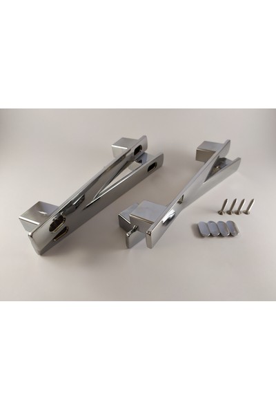 Rc Yapı Rcyapı Duşakabin Cam Kapı Kulp Tutamak Kol (Ayarlı 14-16 cm Lik) - Kare Tasarım Rc Yapı Rcyapı Duşakabin Cam Kapı Kulp Tutamak Kol (Ayarlı 14-16 cm Lik) - Kare Tasarım