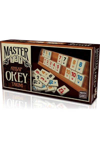 KS Games Master Ahşap Okey Takımı