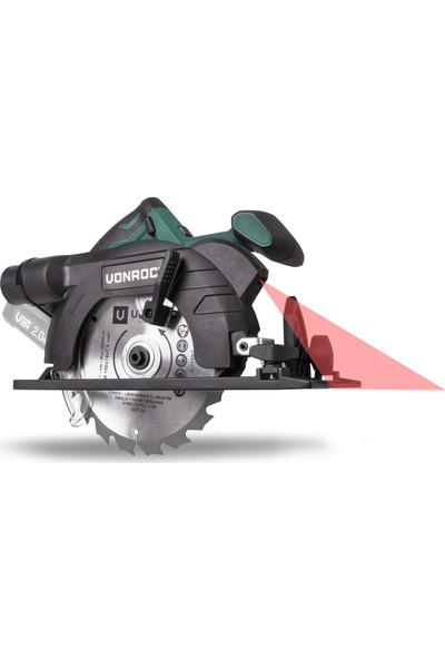 Vonroc Vpower 20V Akülü Daire/sunta Kesme Testere - 150 mm - Pil ve Şarj Cihazı Olmadan Vonroc Vpower 20V Akülü Daire/sunta Kesme Testere - 150 mm - Pil ve Şarj Cihazı Olmadan