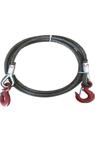 Lidersan Çelik 10 mm Kalınlıkta 5 Metre 7 Tona Kadar Çekebilen Çelik Çekme Halatı Lidersan Çelik 10 mm Kalınlıkta 5 Metre 7 Tona Kadar Çekebilen Çelik Çekme Halatı