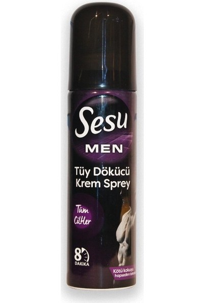 Sesu Men Tüy Dökücü Krem Sprey 150 ml Sesu Men Tüy Dökücü Krem Sprey 150 ml