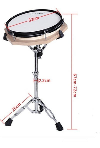 Asanası 12 Inç Standlı Çalışma Pedi