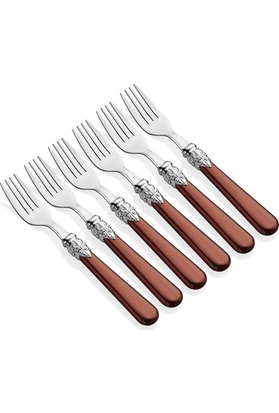 Biev Sedefli Krengi 6'lı Tatlı Çatalı