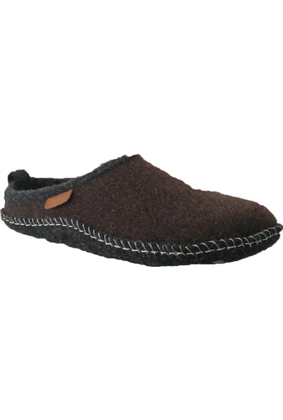 Gezer 12952 Kahve Erkek Sessiz Taban Ev Içi Terlik