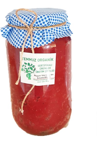TEMMUZ ORGANİK Domates Salça 1 kg
