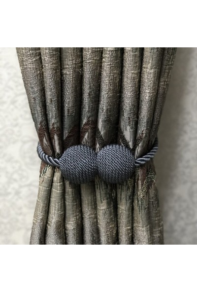 Helezoni Perde Toplayıcı Antrasit Mıknatıslı Braçol Helezoni Perde Toplayıcı Antrasit Mıknatıslı Braçol