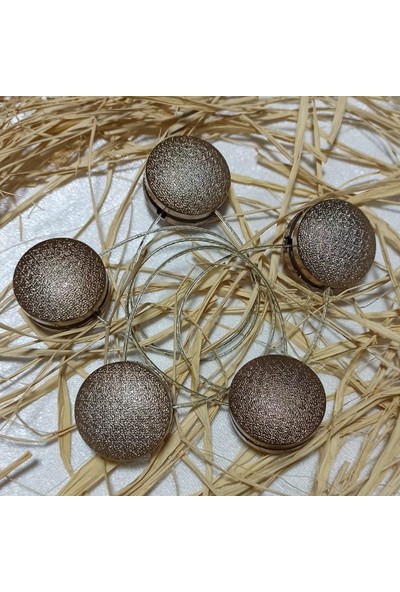 Helezoni Perde Mandalı Perde Tokası Mıknatıslı 5 Adet