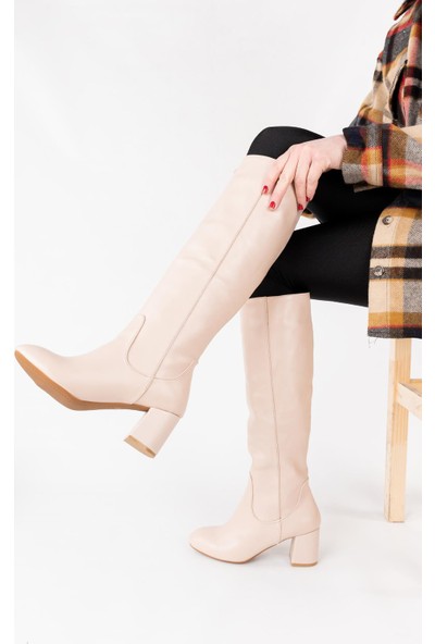 Parkmoda 20K 4915 Çizme Ten