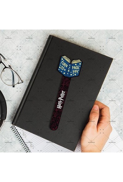 Hipder Page 394 Baskılı Ahşap Kitap Ayracı