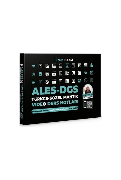 Benim Hocam Yayınları 2021 ALES DGS Türkçe - Sözel Mantık Video Ders Notları - Hale Karataş Benim Hocam Yayınları 2021 ALES DGS Türkçe - Sözel Mantık Video Ders Notları - Hale Karataş