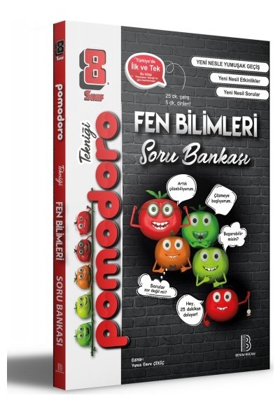 Benim Hocam Yayınları 8.Sınıf Pomodoro Fen Bilimleri Soru Bankası - Yunus Emre Çekiç