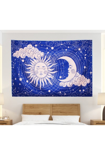 Ay-Güneş Mikrofiber Duvar Örtüsü
