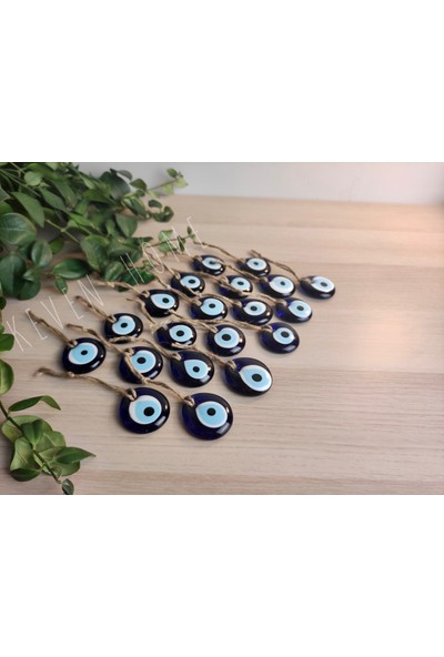 Keven Home 20 Adet - Cam Nazar Boncuğu Keven Home 20 Adet - Cam Nazar Boncuğu