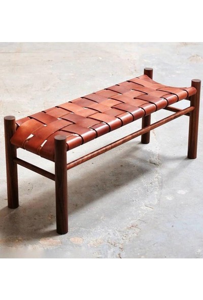 Sohomanje Ahşap Gerçek Deri Bench Sohomanje Ahşap Gerçek Deri Bench