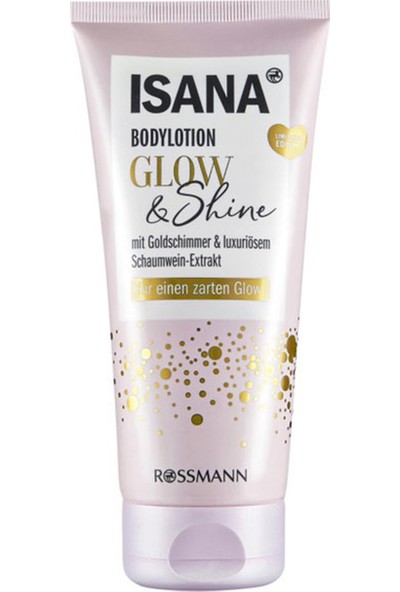 Isana Vücut Bakım Losyonu Glow & Shine Altın Parıltıları ve Şarap Üzümü Özü 200ML