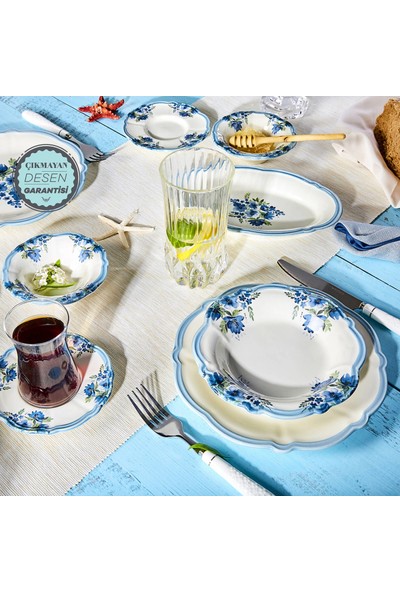 Karaca Nostalji 26 Parça 6 Kişilik Kahvaltı/Servis Takımı