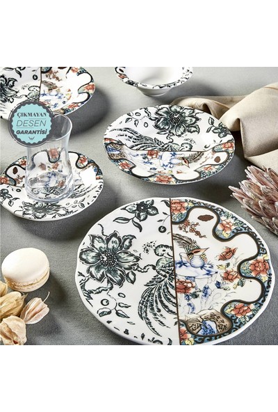 Karaca Anka 18 Parça 4 Kişilik Kahvaltı Takımı