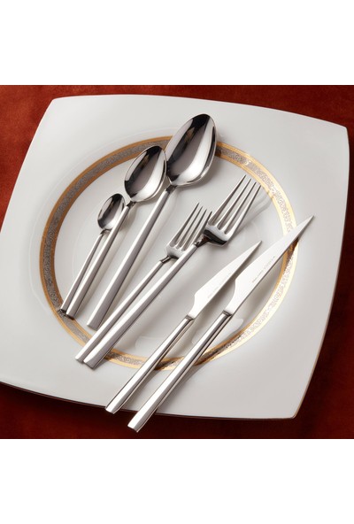 Karaca Davina Elegance 12 Kişilik 84 Parça Çatal Kaşık Bıçak Seti