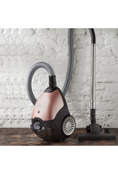 Karaca Toz Torbalı Süpürge Rosegold