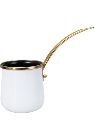 Emsan Troy Orta Boy Cezve Beyaz