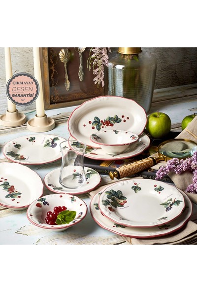 Karaca Very Berry 6 Kişilik 26 Parça Kahvaltı Takımı