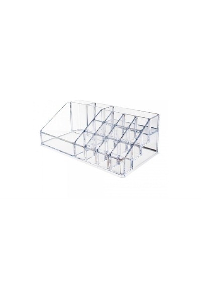 Matesstore Çok Bölmeli Şeffaf Makyaj Kutusu Organizeri Düzenleyici Saydam Matesstore Çok Bölmeli Şeffaf Makyaj Kutusu Organizeri Düzenleyici Saydam