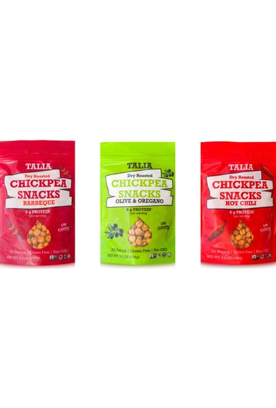 Talia Snacks Vegan, Glutensiz Barbekülü 156 Gr, Zeytin Kekikli 156 Gr, Acılı 156 gr - 3'lü Talia Snacks Vegan, Glutensiz Barbekülü 156 Gr, Zeytin Kekikli 156 Gr, Acılı 156 gr - 3'lü