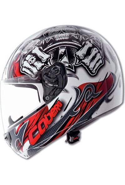 Caberg 103 Jungle Kapalı Kask Kırmızı-Beyaz / M Caberg 103 Jungle Kapalı Kask Kırmızı-Beyaz / M