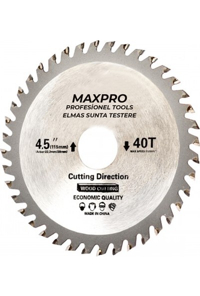 Jm Maxpro Maxpro Elmas Sunta Testere 115 x 40 T x 22.23 mm Jm Maxpro Maxpro Elmas Sunta Testere 115 x 40 T x 22.23 mm