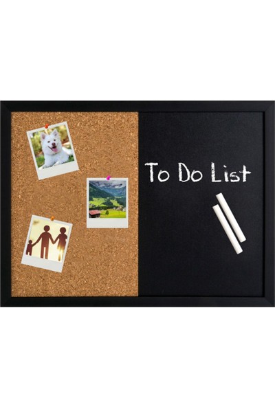 Pembe Karınca Mantar Pano Siyah