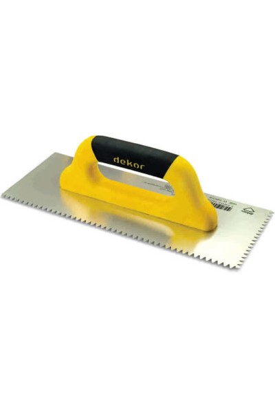 DEKAR Seramik Malası Kapalı Plastik Üçgen Dişli 30CM DEKAR Seramik Malası Kapalı Plastik Üçgen Dişli 30CM