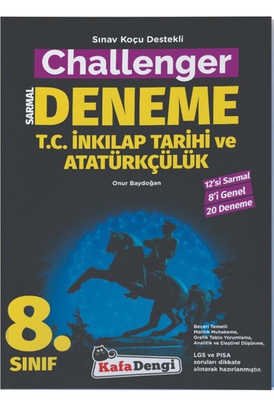 Kafa Dengi Yayınları 8. Sınıf Challenger Inkılap Tarihi ve Atatürkçülük 20'li Deneme